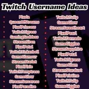 255+ Twitch Usernames That Are Cool, Creative & Fun 2025