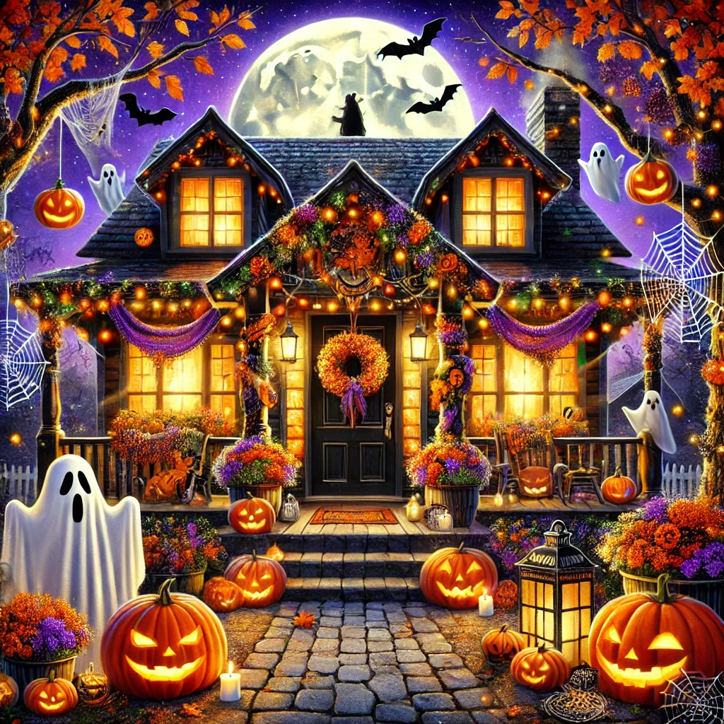 Tips for Decorating Your Home for Halloween - Orange Dip