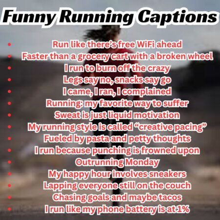 300+ Funny Running Captions That Make Every Step Fun 2026