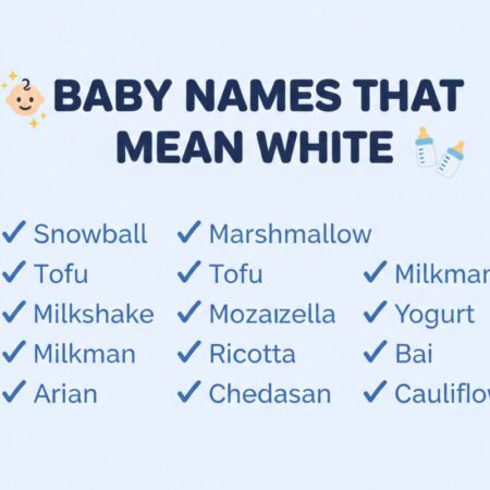 1200+ Best Baby Names that Mean White 2026