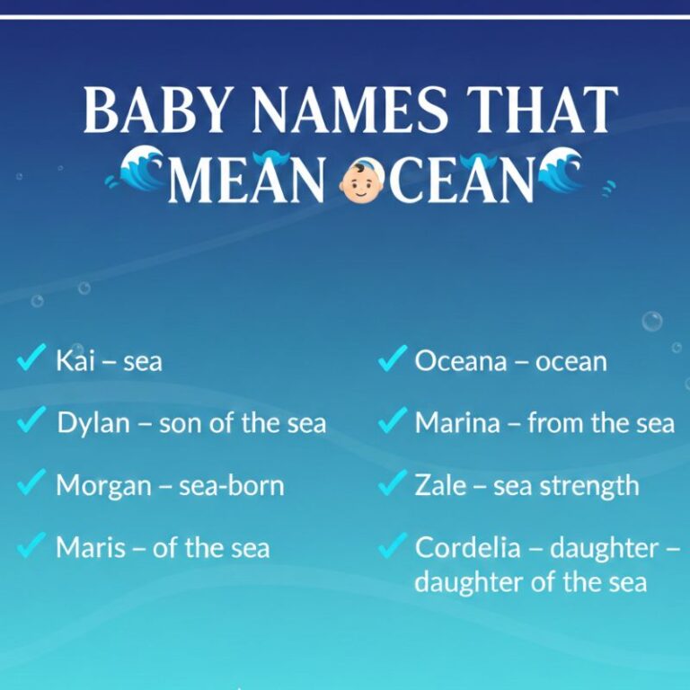 1000+ Best Baby Names That Mean Ocean Catchy Ideas 2026